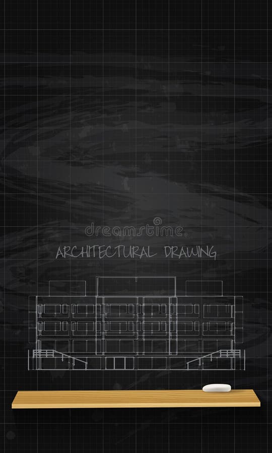 Architectural Background for Architectural Project, Stock Illustration ...
