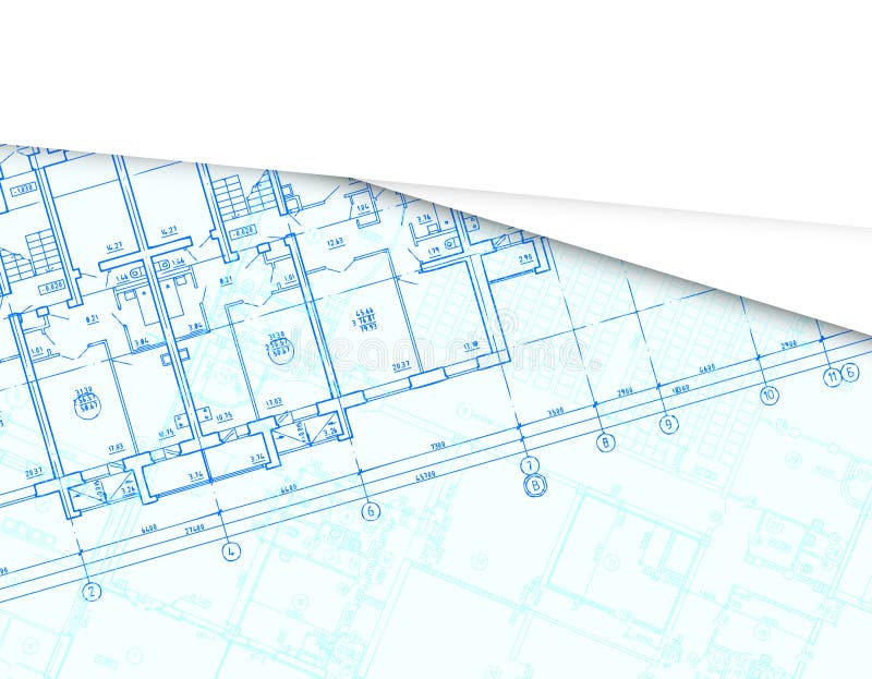 House Plan: Vector Background Stock Vector - Illustration of ...