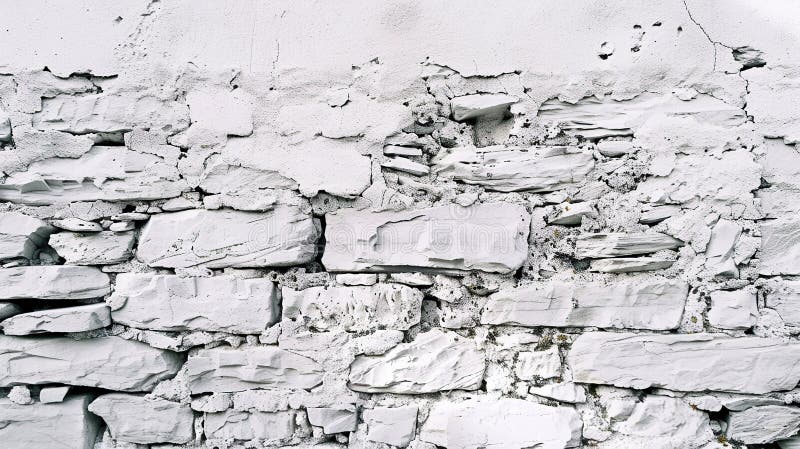 Whitewashed Stone Wall Texture Stock Illustration - Illustration of ...