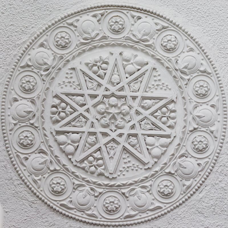 Architectural Bas with Stars Stock Photo - Image of east, buildings ...