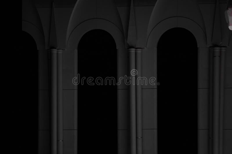 Architectural Black Textured Background Stock Image - Image of gates ...