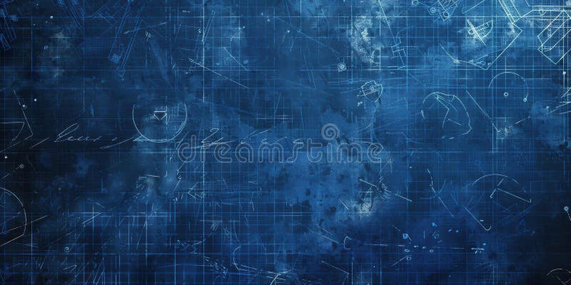 Architectural Blueprint. Abstract Design Concept Stock Illustration ...