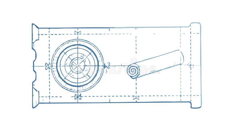 Architectural Blueprint Design Planning Tools, Vector Design Generative ...