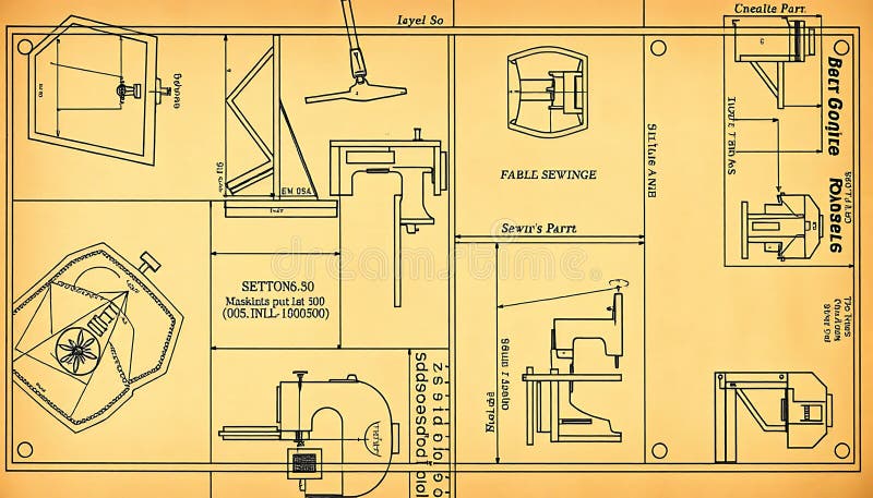 Architectural Blueprint Sketches, Technical Drawing, Design Plan ...