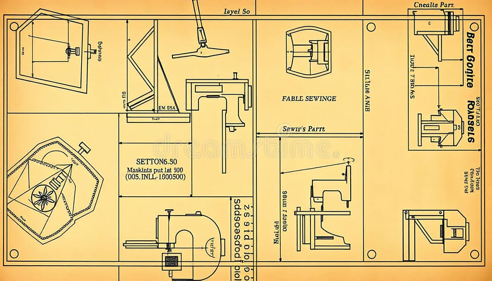Architectural Blueprint Sketches, Technical Drawing, Design Plan ...