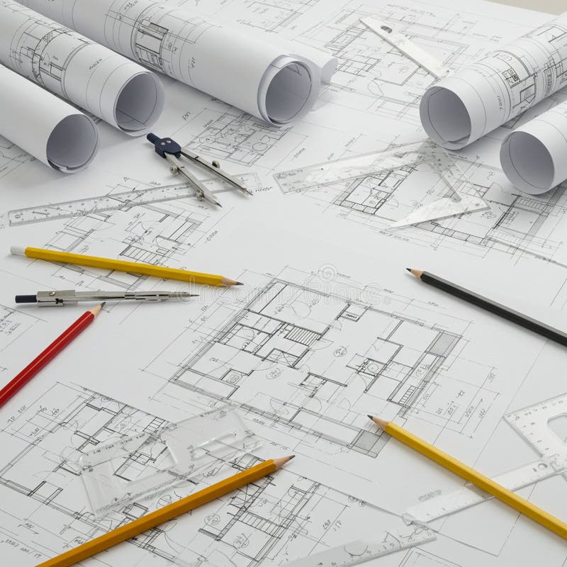 Colored Architectural Plans Stock Illustrations – 137 Colored ...