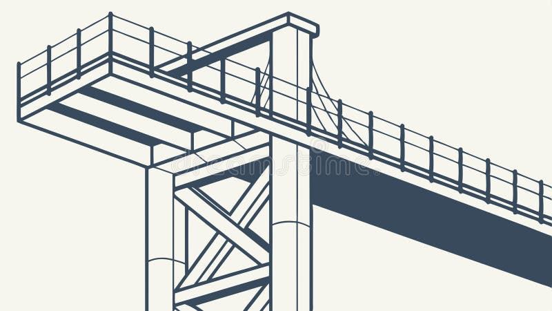 Architectural Bridge Structure, Symbolizing Connection and Progress ...