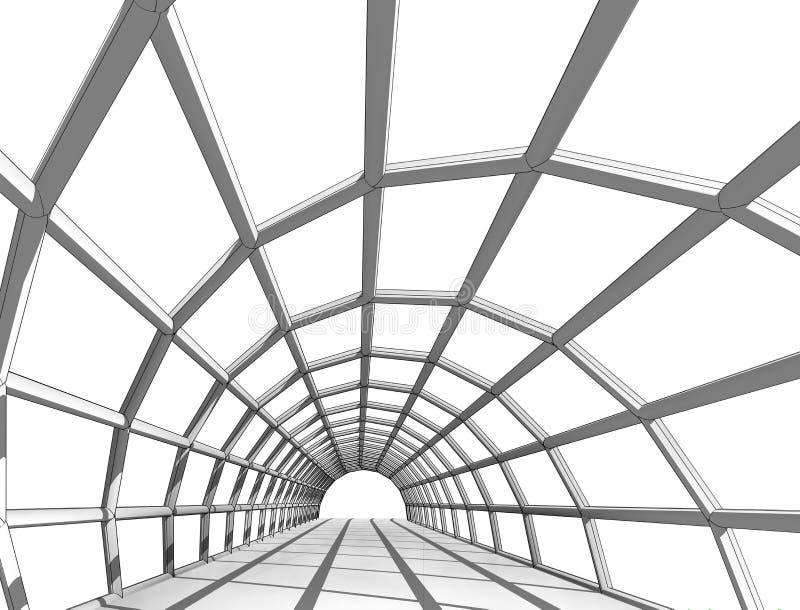 Architectural Drawing and Perspective Stock Vector - Illustration of ...