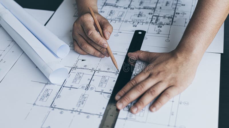 Architectural Building Design and Construction Plans with Blueprints ...