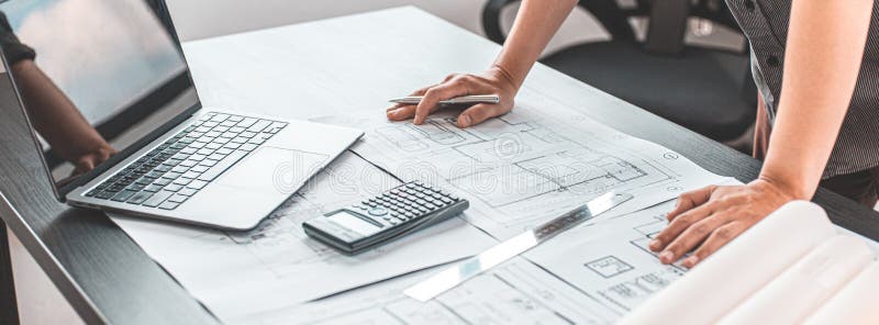 Architectural Building Design and Construction Plans with Blueprints ...