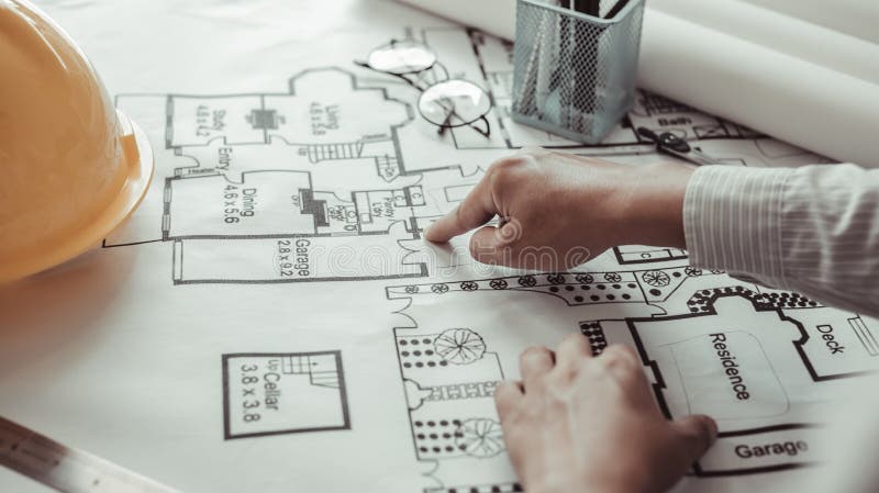 Architectural Building Design and Construction Plans with Blueprints ...