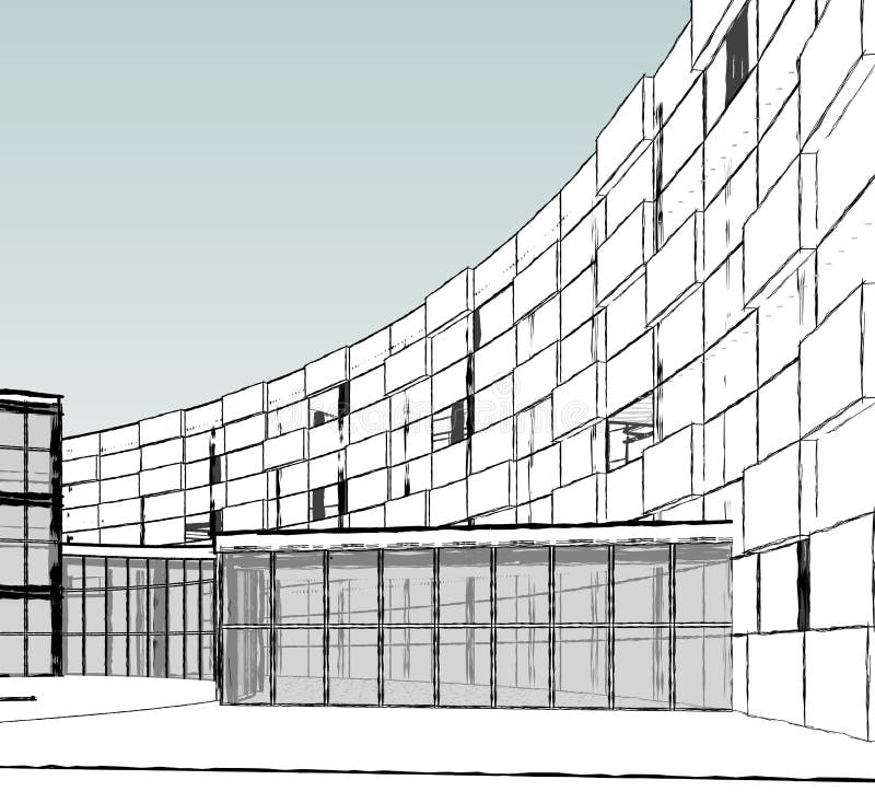 Architectural building stock vector. Illustration of building - 97374171