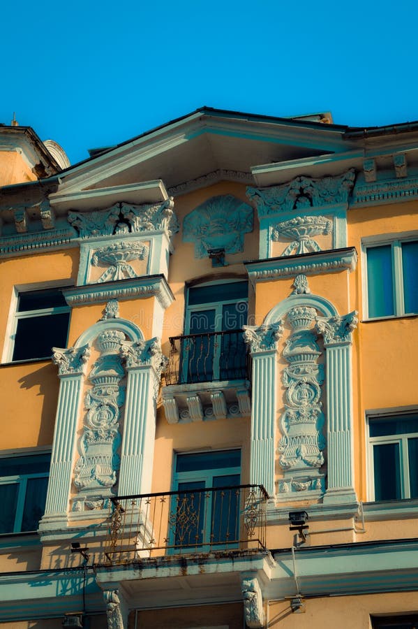 Architectural Building Which Was Constructed before World War II Stock ...