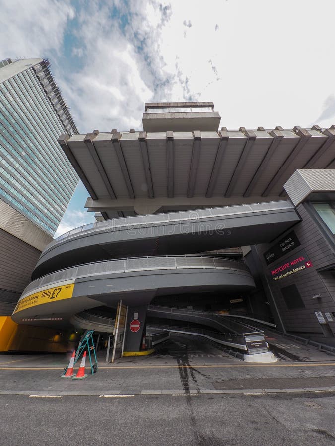 Manchester street scene editorial stock photo. Image of design - 126032163