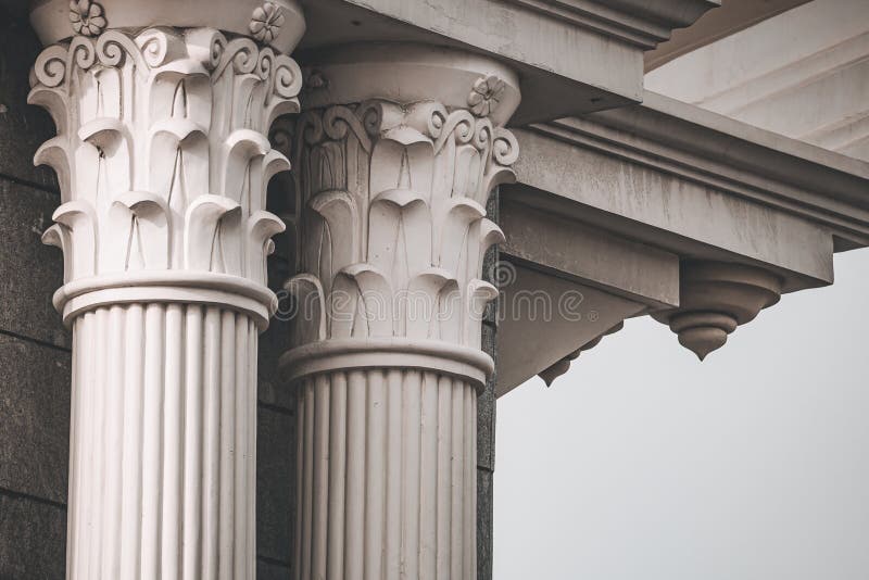 Architectural Column Acting As Pillar of a Popular Building, Chennai ...