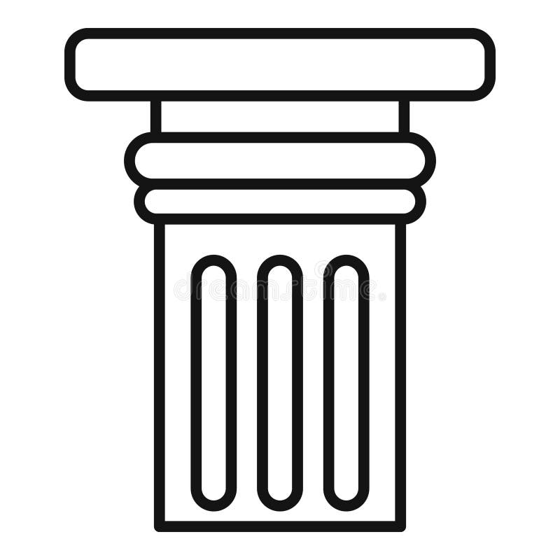 Architectural Column Symbolizing Classical Strength and Elegance Stock ...