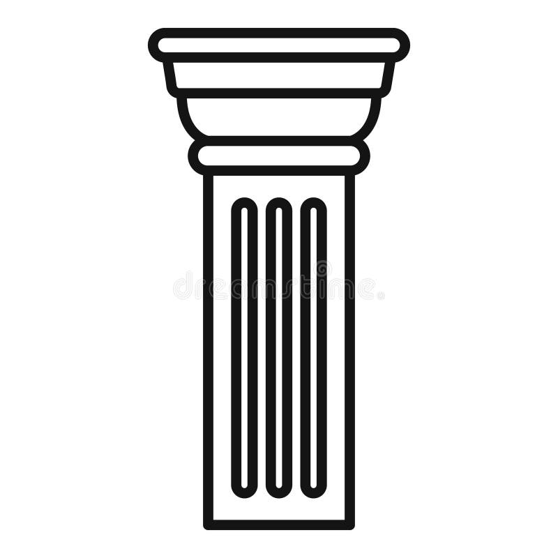 Architectural Column Symbolizing Classical Strength and Elegance Stock ...
