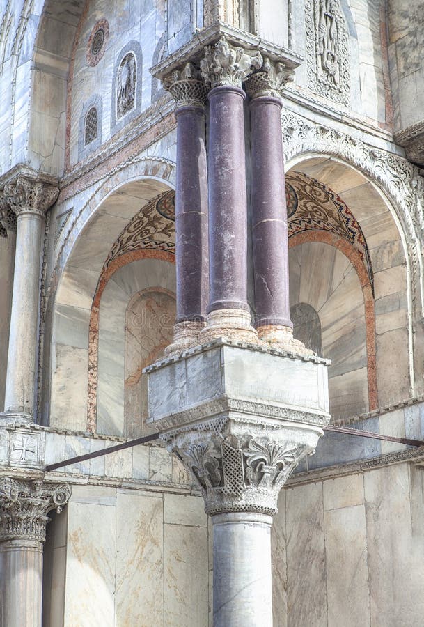 Architectural Columns Details Stock Photo - Image of cultural, venezia ...