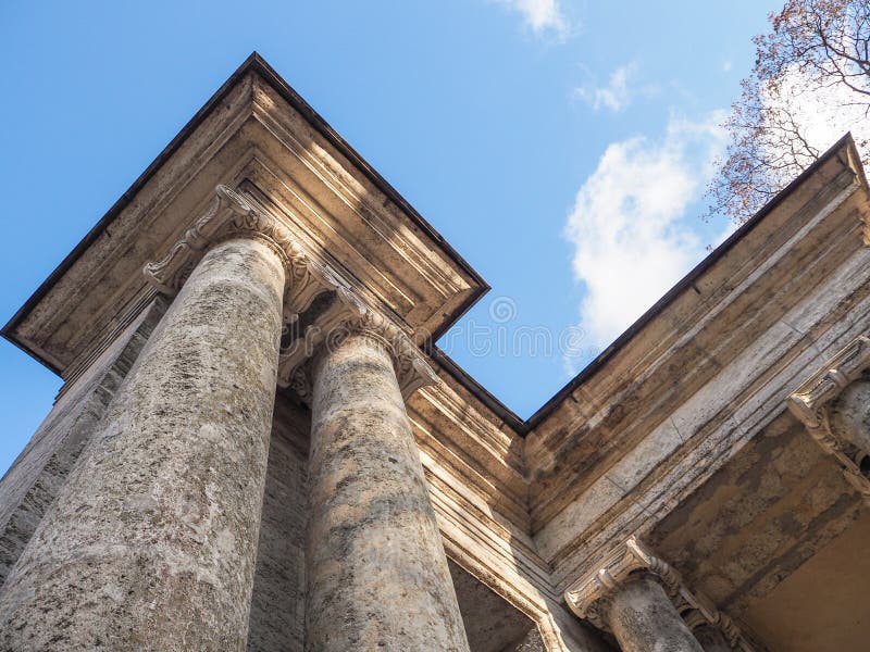 Architectural Columns. Old Columns is Ancient Style. Stock Image ...
