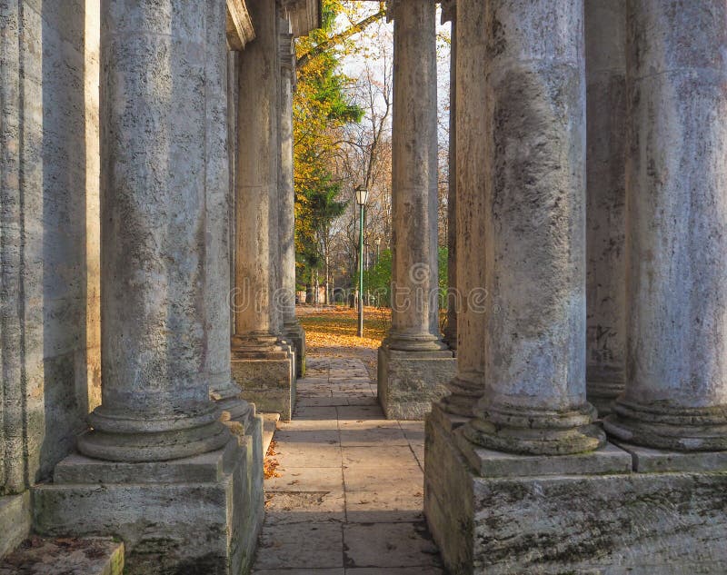 Architectural Columns. Old Columns is Ancient Style. Stock Photo ...