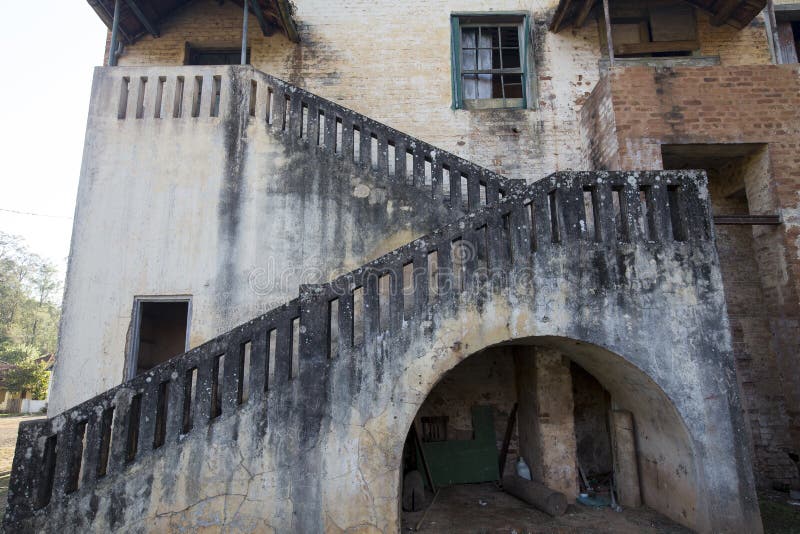 Architectural Complex of Apparent Brick, Early 20th Century, in Brazil ...