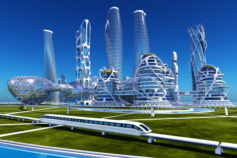 Architectural complex stock illustration. Illustration of facade ...