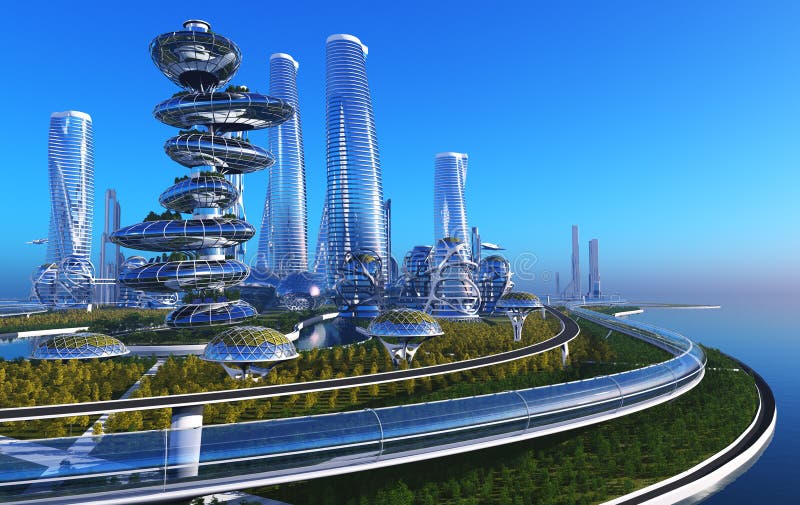 Architectural complex stock illustration. Illustration of house - 265585843