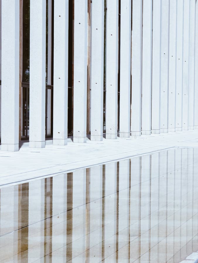 Architectural Composition with Modern Building Facade Details Stock ...