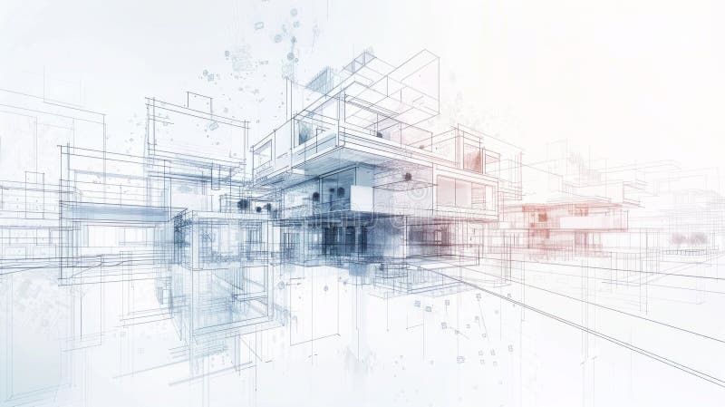 Architectural Computer Model, Industrial Development Project Stock ...