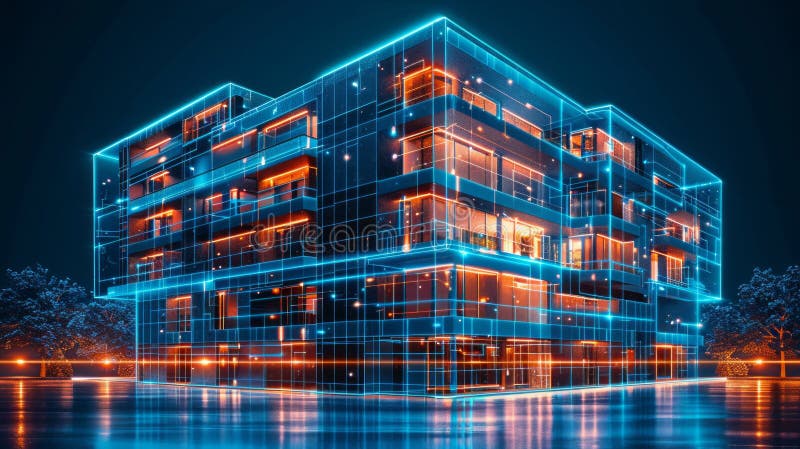 Architectural Computer Model, Industrial Development Project Stock ...