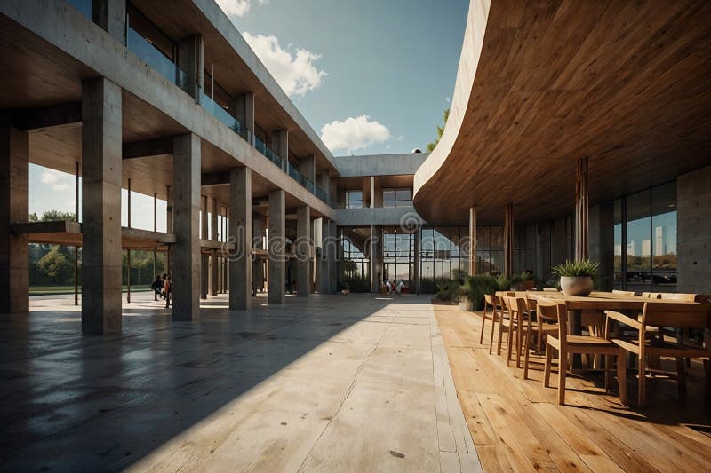 Architectural Concept: Hand-drawn Draft Transforming into a Real ...