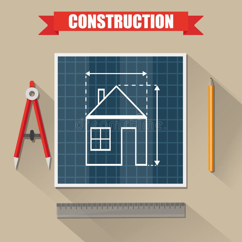 Architectural Plan Compass Stock Illustrations – 695 Architectural Plan ...