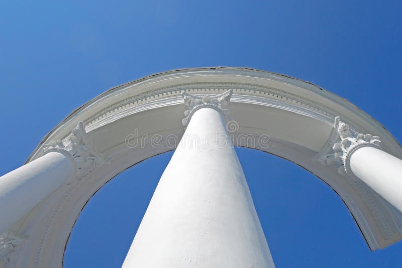 Architectural Construction with Columns Stock Photo - Image of columns ...