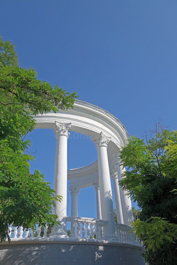 Architectural Construction with Columns Stock Photo - Image of ...