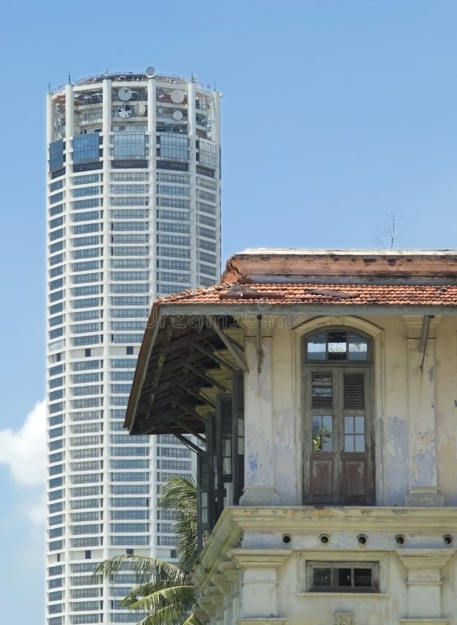Architectural contrast stock photo. Image of malaysia - 3157778