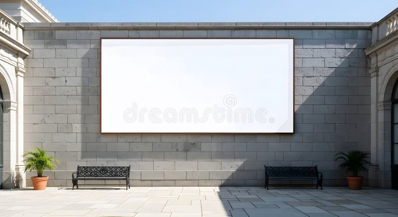 Big Blank White Screen Wall Stock Illustrations – 729 Big Blank White ...