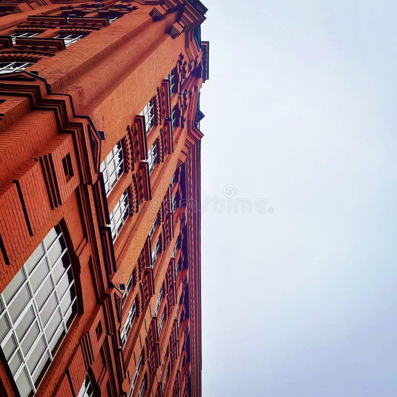 Architectural contrast stock image. Image of brick, building - 250113799