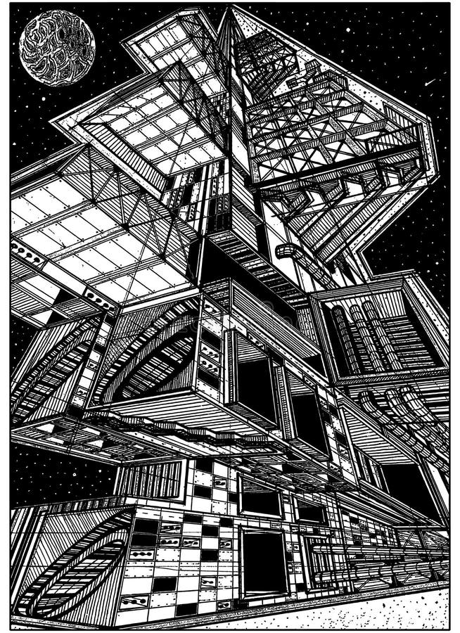 Architectural, Cosmic Abstraction, Building, Structure, Construction ...
