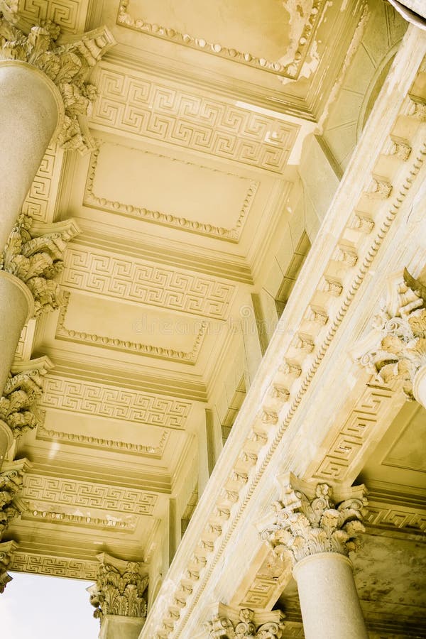 Architectural Decoration of the Building Stock Photo - Image of cement ...