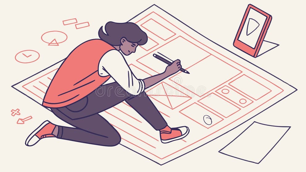 Architectural Design and Blueprint Drafting, Vector Design Generative ...