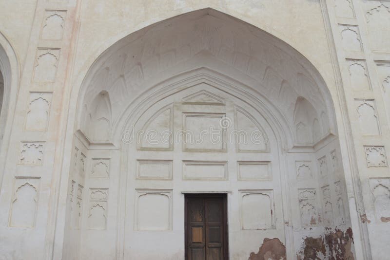 Architectural Design of a Building Inside Red Fort, India Stock Photo ...