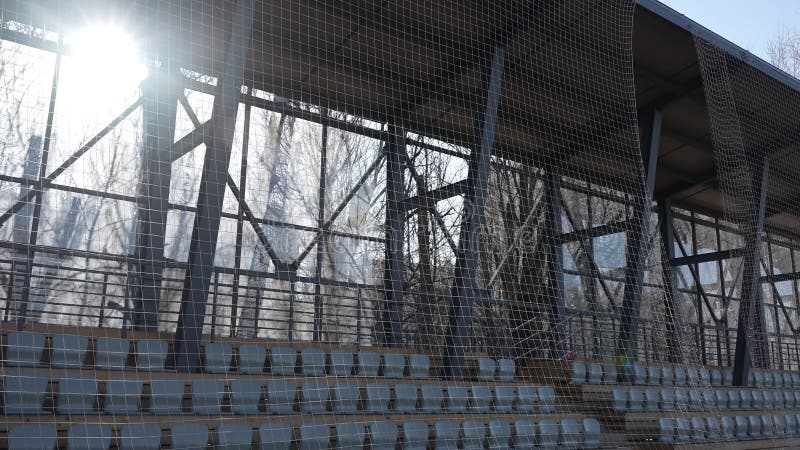 The Modern Grandstand Structure is Prominently Situated in an Urban ...