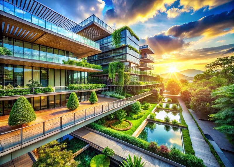 Sustainable Urban Living Innovative Architecture Blending Modern ...