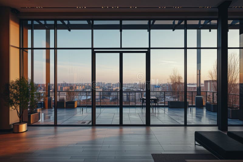 Architectural Design Plan Showcasing a Modern Guest House with Large ...