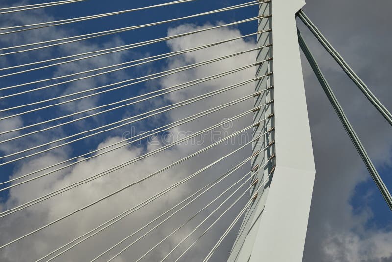 Cable bridge detail stock image. Image of line, shape - 103357373