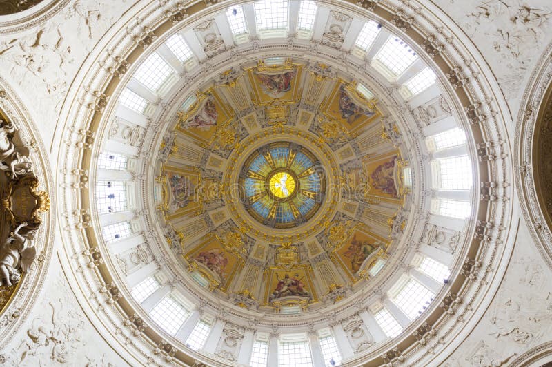 The Berlin Dome Cupola Interior View Editorial Stock Image - Image of ...