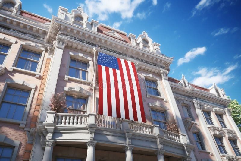 Architectural Detail of a Historic Building. Generative Ai Stock ...