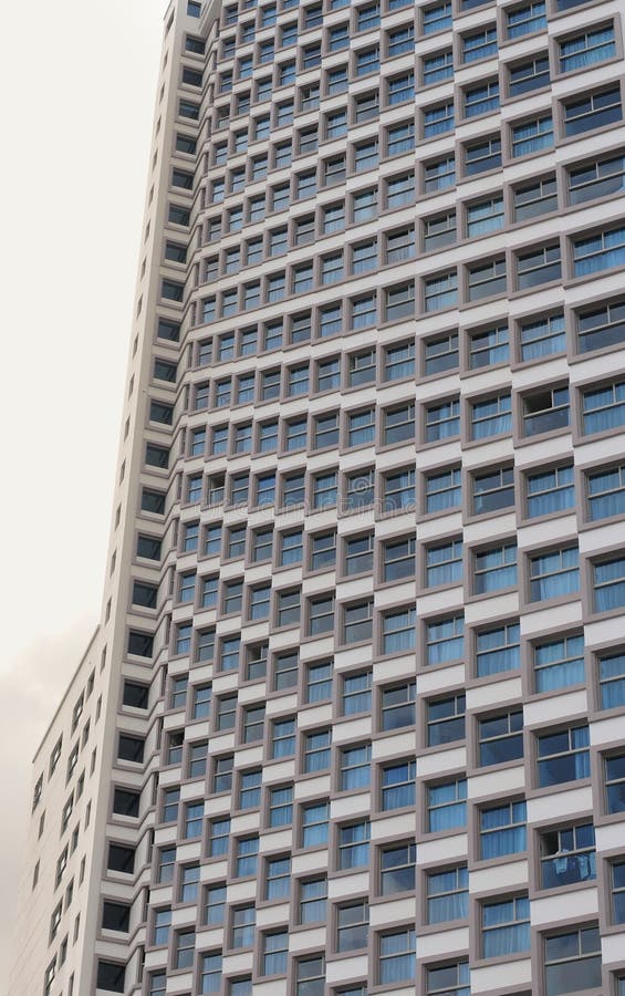 Architectural Detail of a Modern Building Stock Photo - Image of steel ...