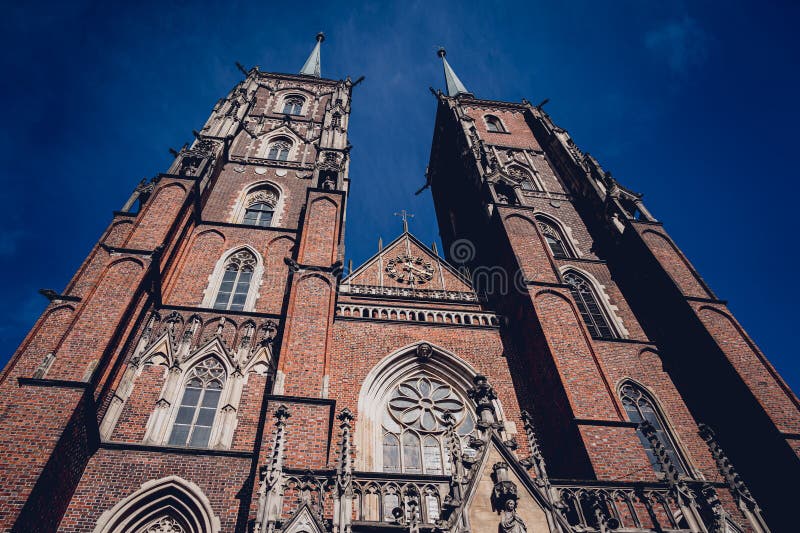 Architectural Detail of the Olds Gothic Cathedral in Europe Stock Image ...