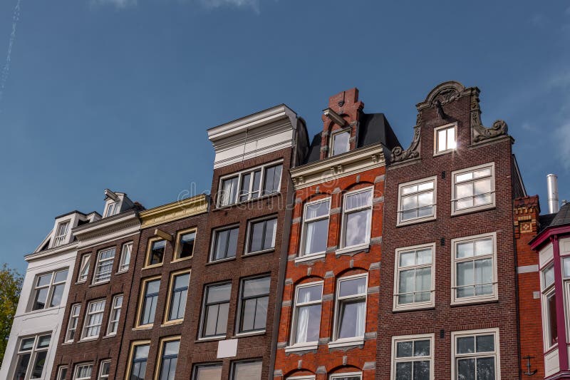 Architectural Detail from the Streets of Amsterdam Stock Image - Image ...